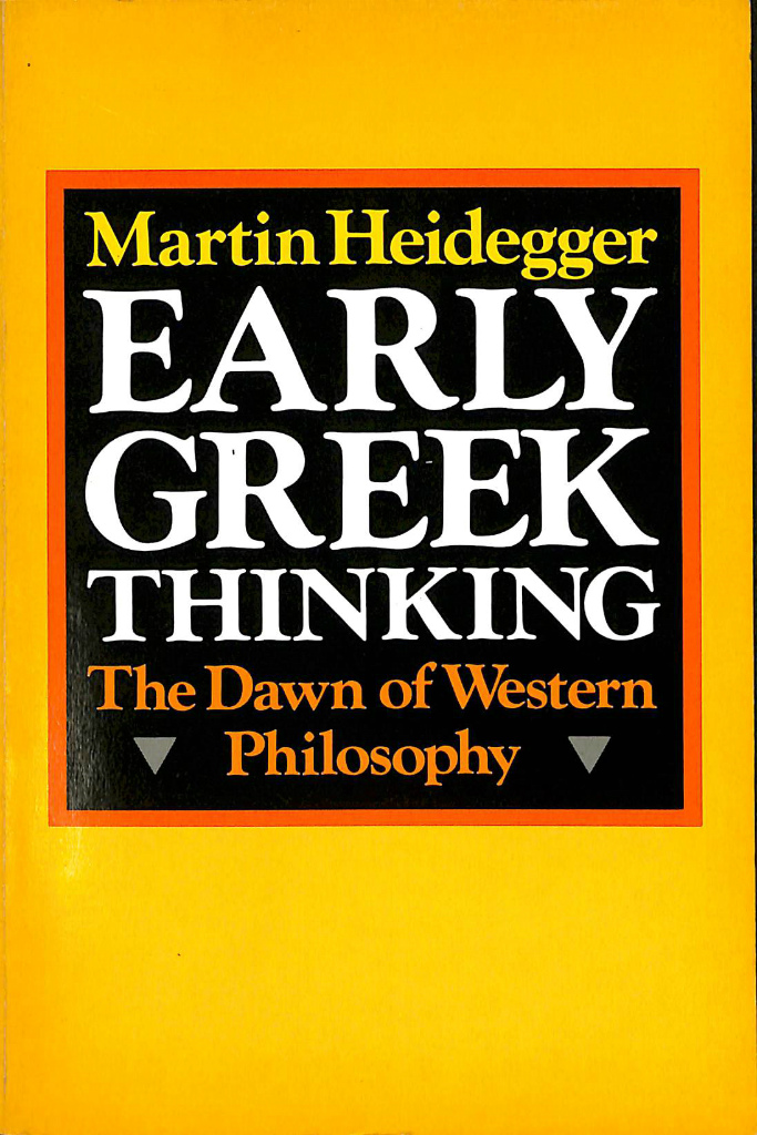 初期ギリシャの思想（英）EARLY GREEK THINKING ハイデガー Martin Heidegger David Farrell ...